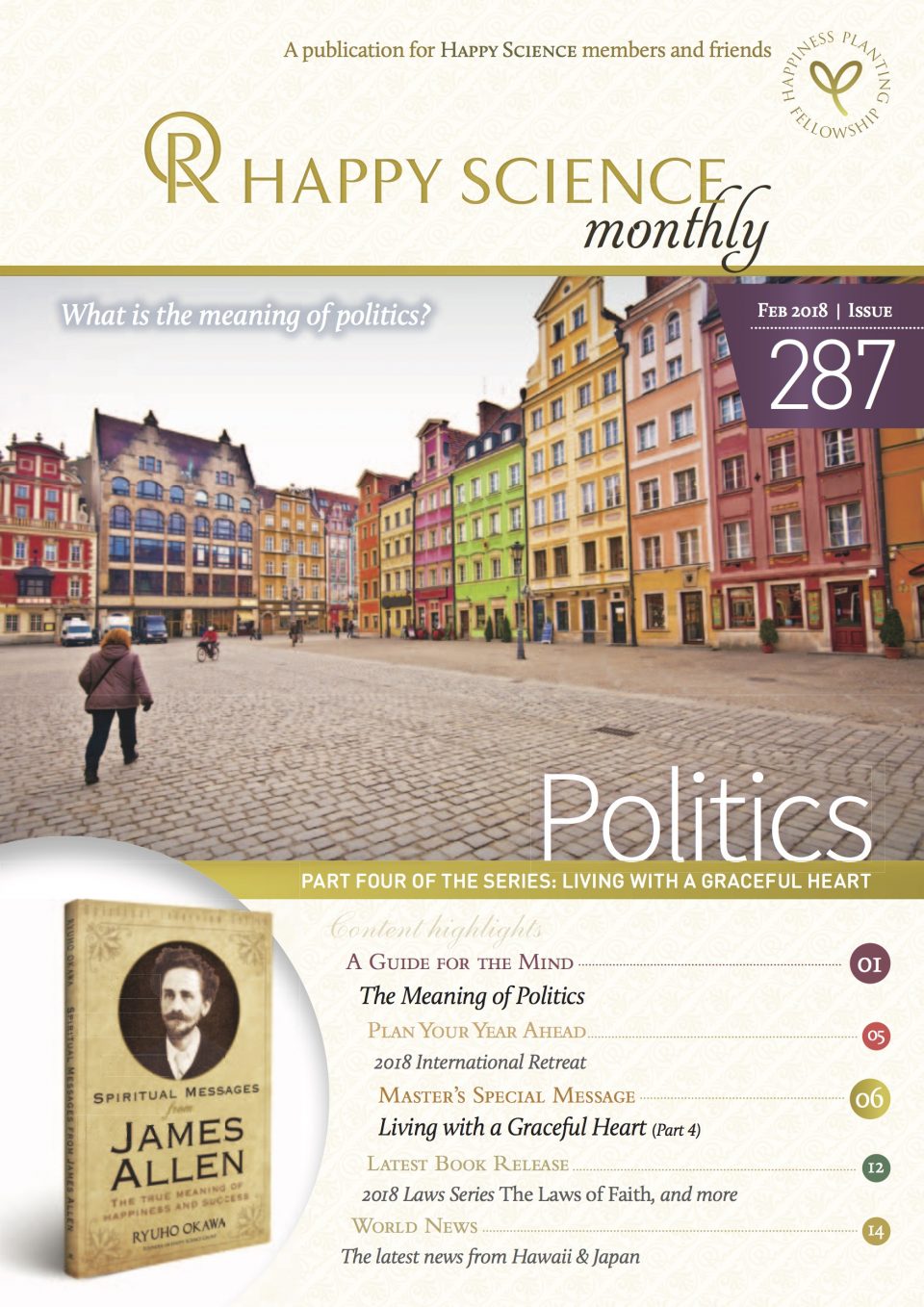 HAPPY SCIENCE Monthly 287 is released! | HAPPY SCIENCE Official Website