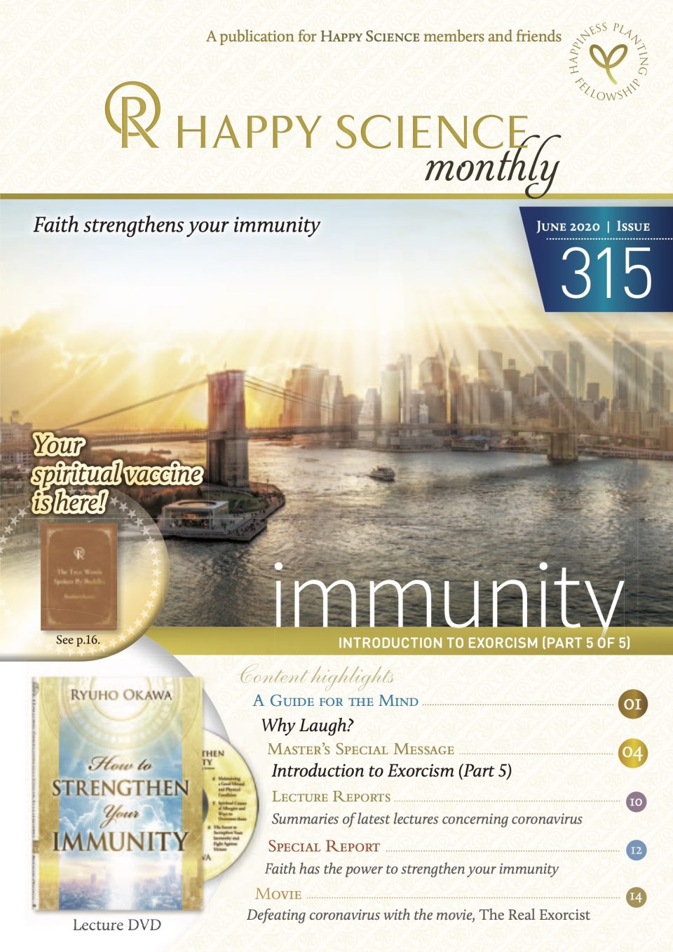 HAPPY SCIENCE Monthly 315 is released! | HAPPY SCIENCE Official Website